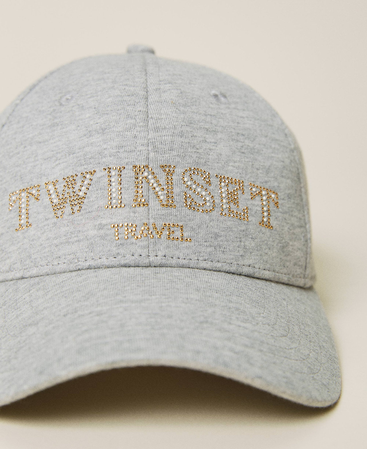 Cappello da baseball con logo Donna, Grigio | TWINSET Milano