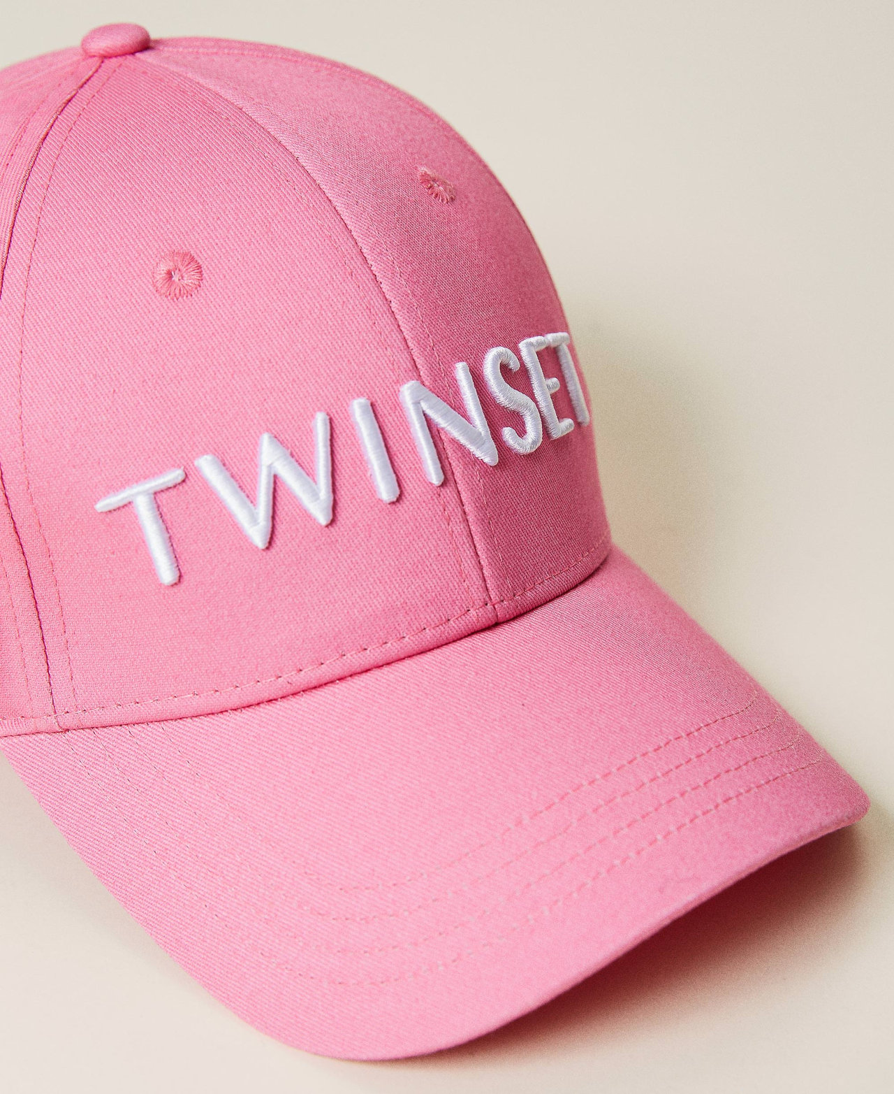 Baseball cap with logo Child, Fuchsia | TWINSET Milano