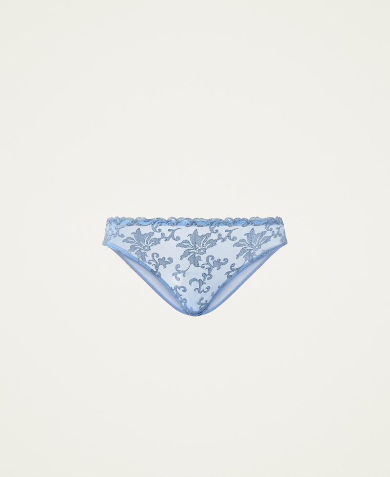 Slip en tulle et dentelle
