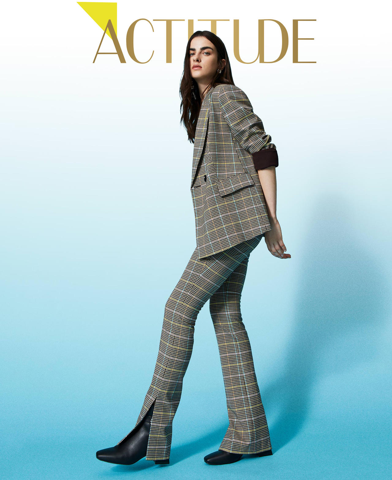 Hose mit mehrfarbigem Prince-of-Wales-Muster Frau, Grau | TWINSET Milano