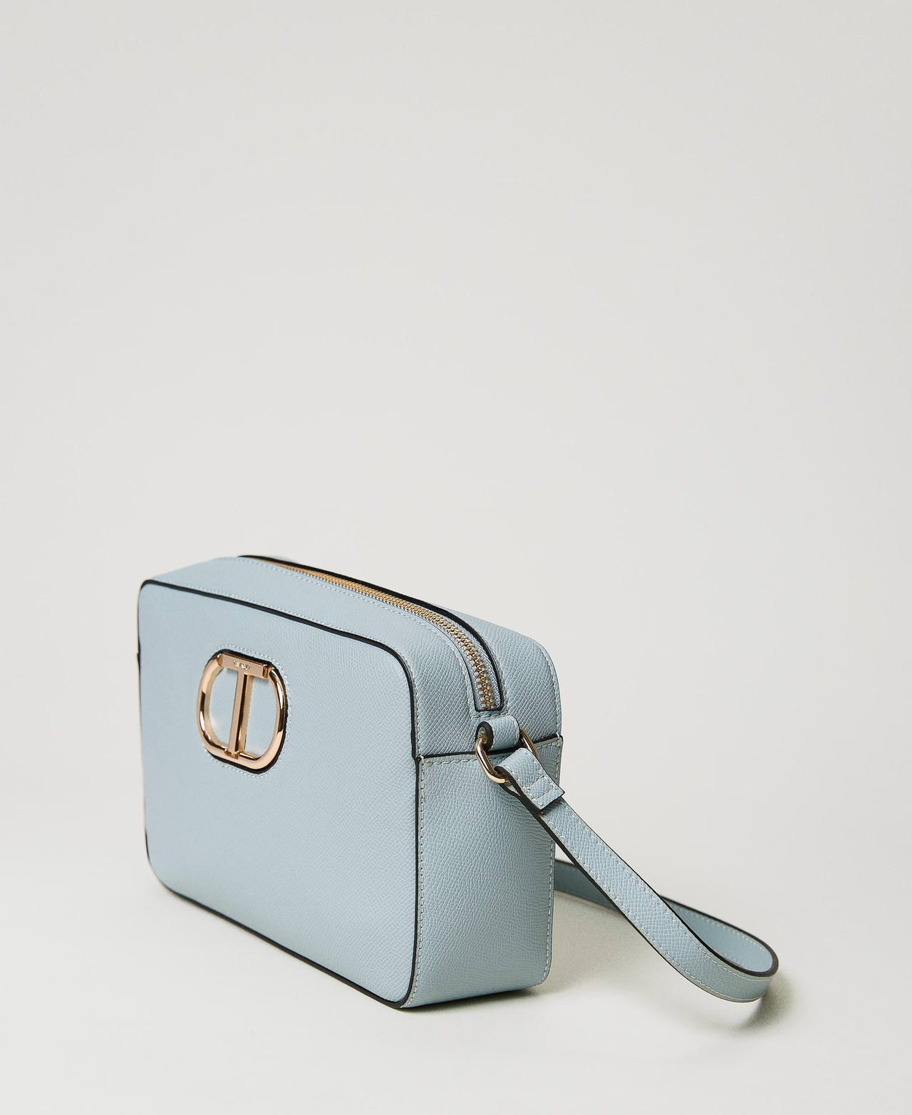 Shoulder bag with Oval T Woman, Green | TWINSET Milano