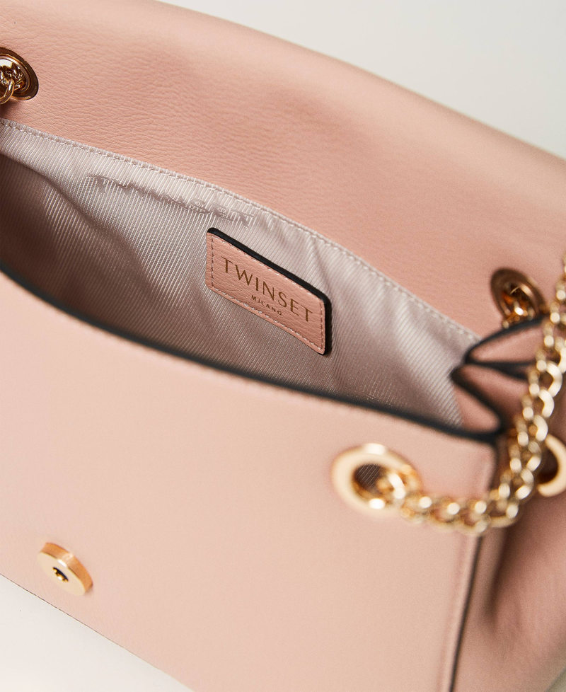 Medium shoulder bag with chain Woman, Pink | TWINSET Milano