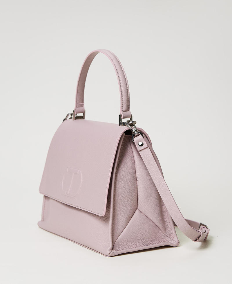 Borsa top handle ‘Joy’ in pelle Donna, Rosa | TWINSET Milano
