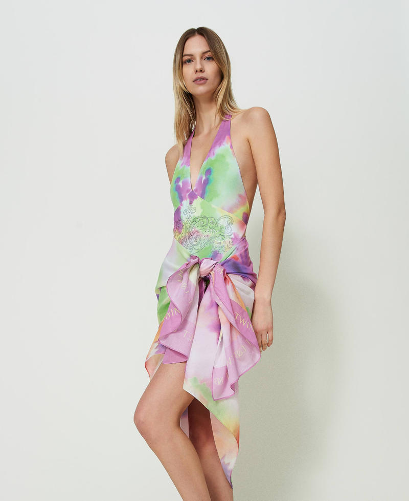Paréo avec imprimé all-over Femme, Fantaisie | TWINSET Milano