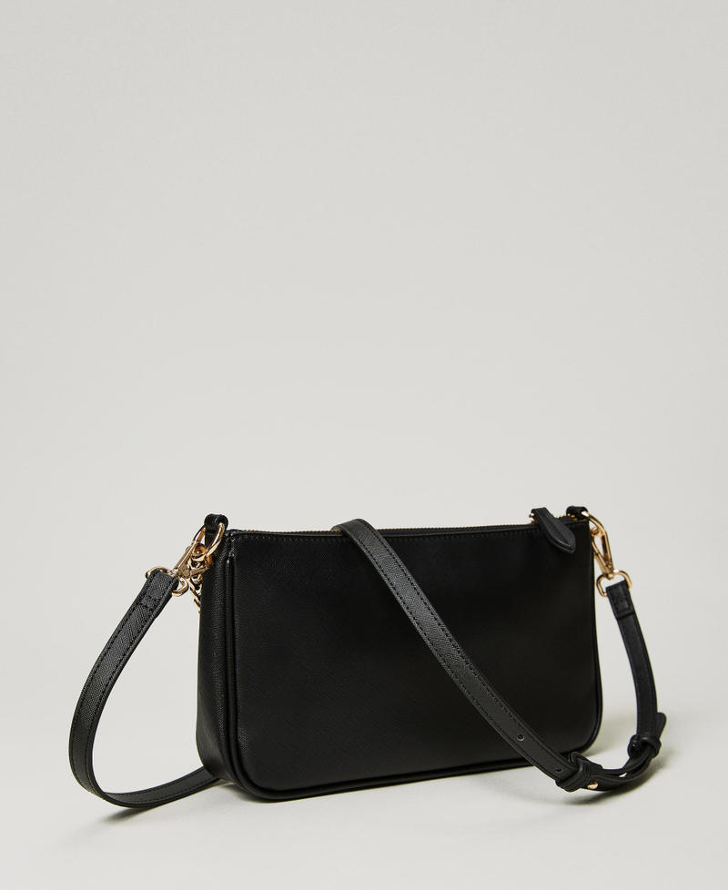 Borsa a tracolla 'Mignon' con Oval T Donna, Nero | TWINSET Milano